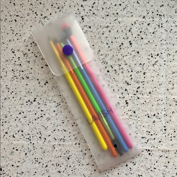 Lavish | Makeup | New Lavish 5piece Neon Eye Brush Collection Set ...